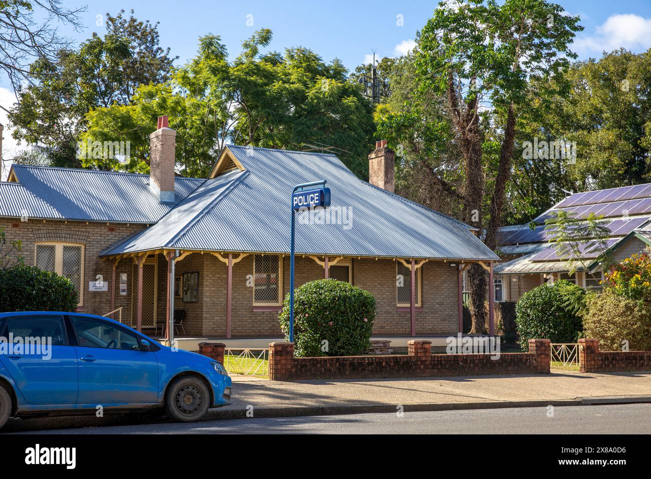 Bellingen town centre, idyllic town on the Waterfall Way in regional ...