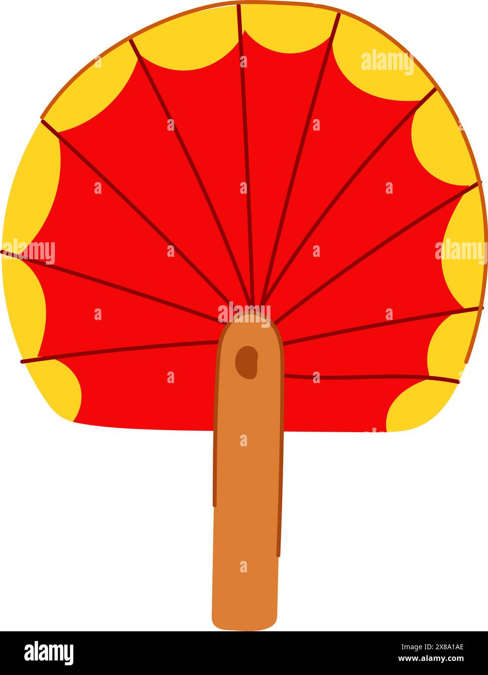 japanese chinese fan cartoon vector illustration Stock Vector Image ... japanese chinese fan cartoon vector illustration Stock Vector Image ...