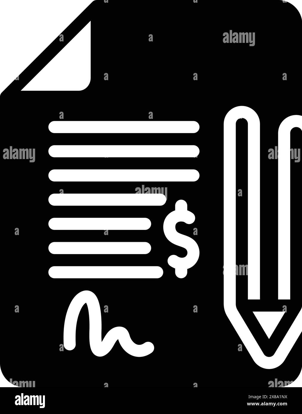 Icon for contract,bond,commitment Stock Vector Image & Art - Alamy