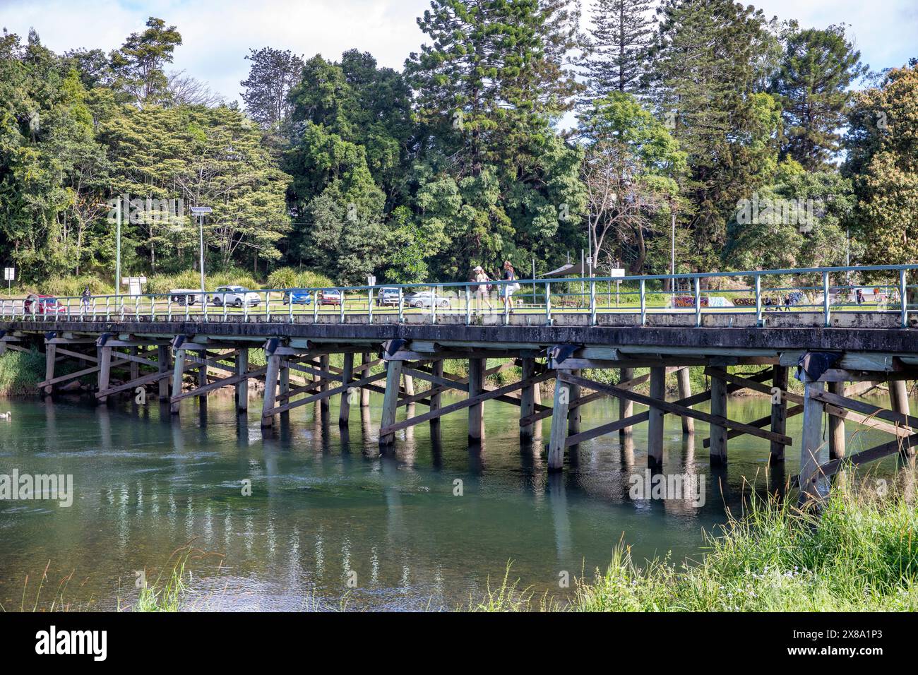 Bellingen town on waterfall way mid north coast of New South Wales ...