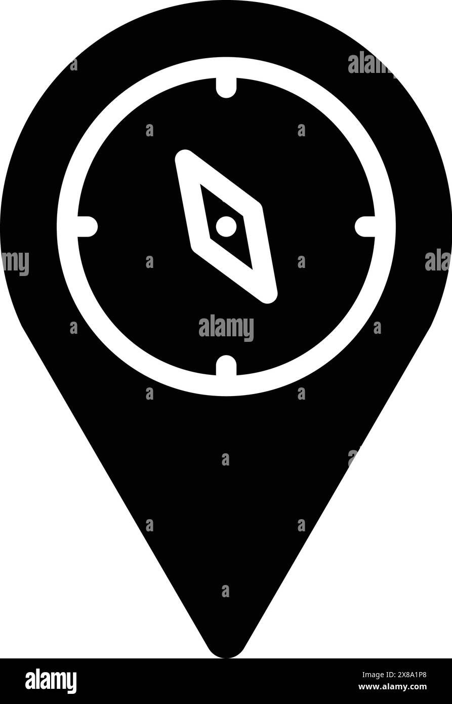 Icon for geographical location internet,geographical Stock Vector Image ...