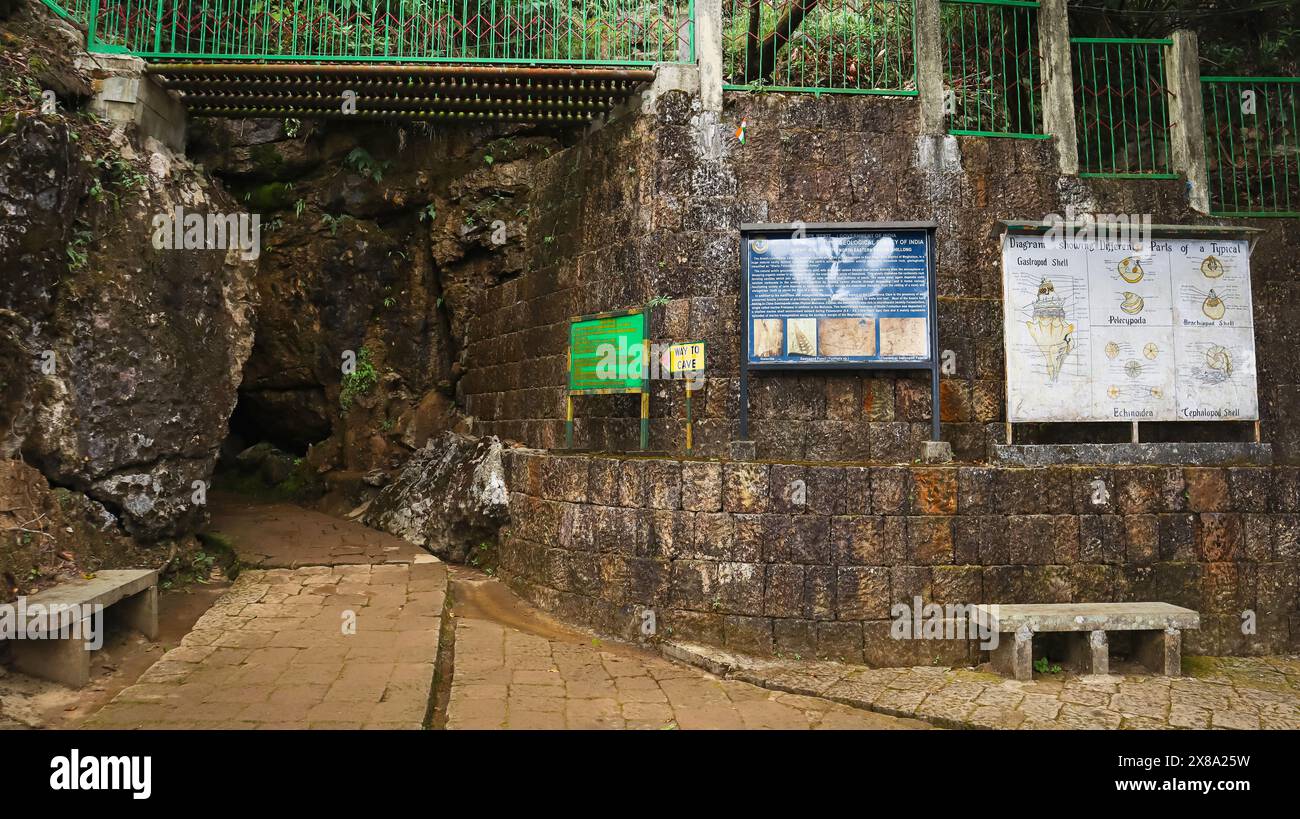 Main Entrance of Arwah Caves, Cherrapunji, Meghalaya, India Stock Photo ...