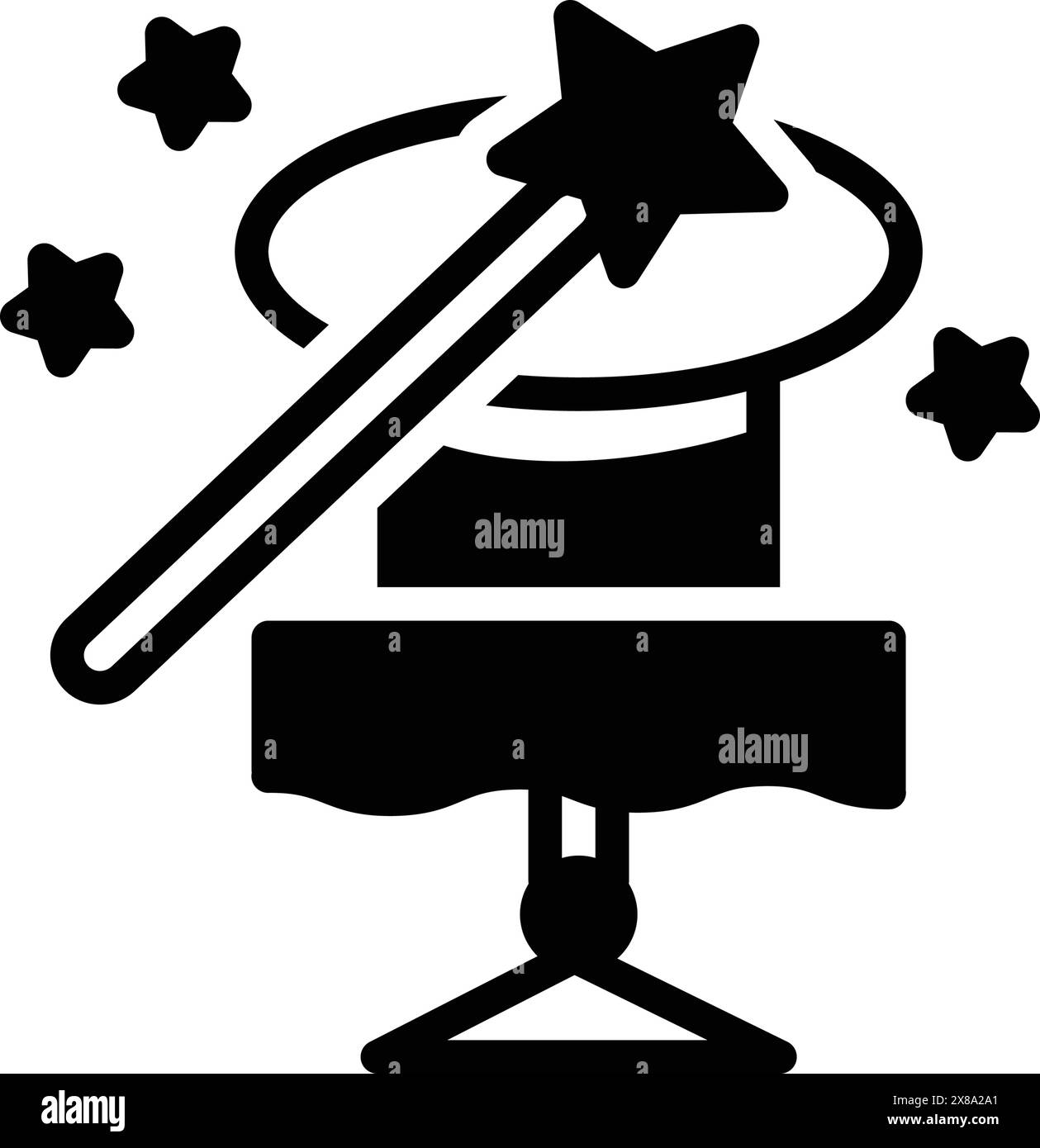 Icon for magic trick,magic,trick,fascination Stock Vector Image & Art ...