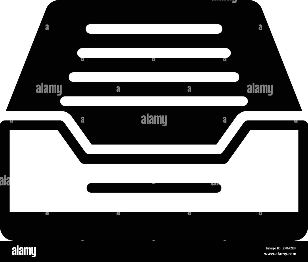 Icon for mailbox tray,letter drop Stock Vector Image & Art - Alamy