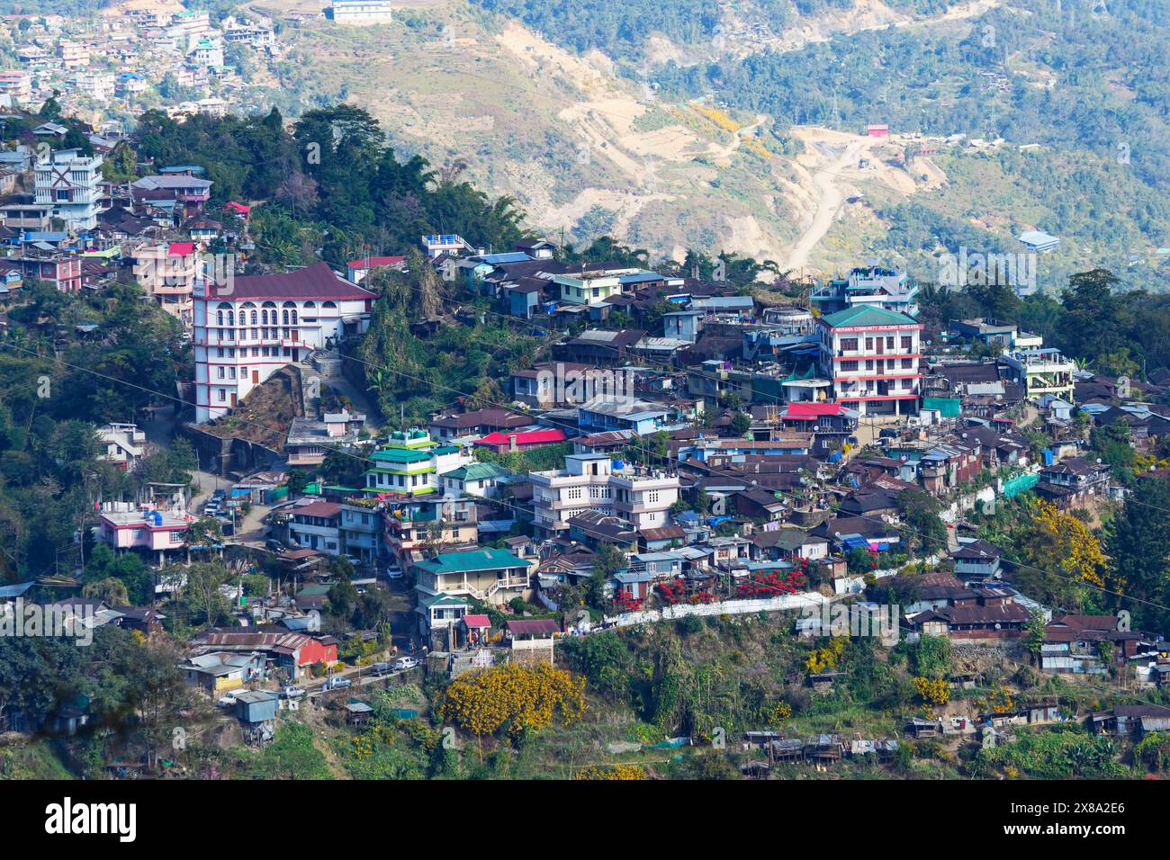 Cityscape of Kohima City, Capital of Nagaland, India Stock Photo - Alamy