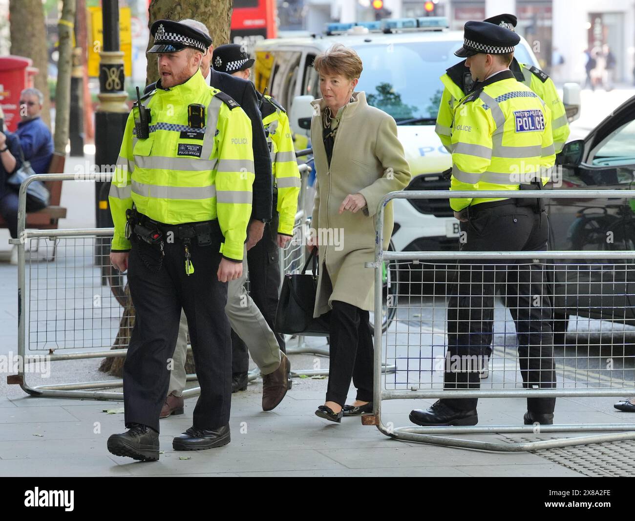 Former Post Office boss Paula Vennells arriving to give evidence on her ...