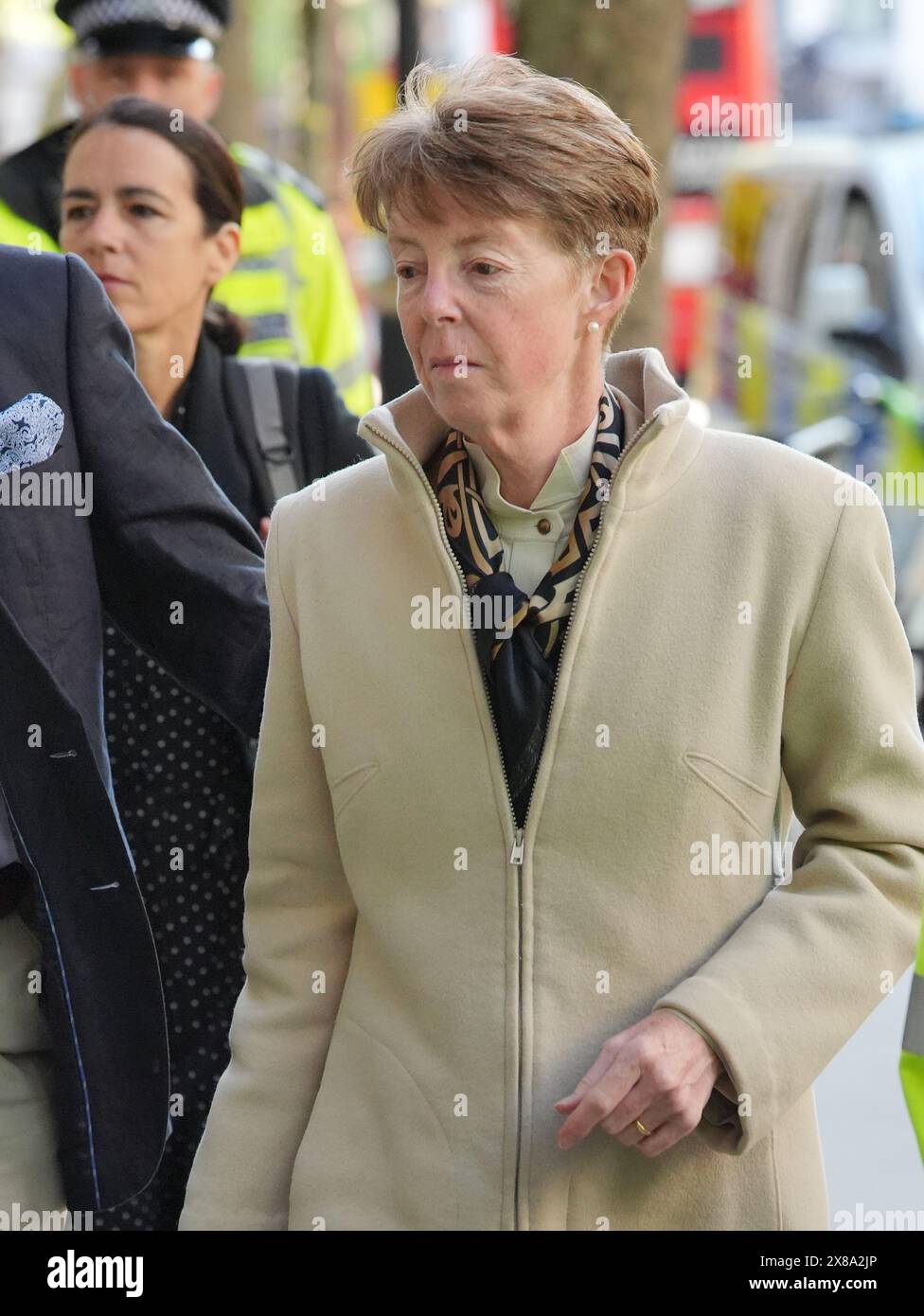 Former Post Office boss Paula Vennells arriving to give evidence on her ...
