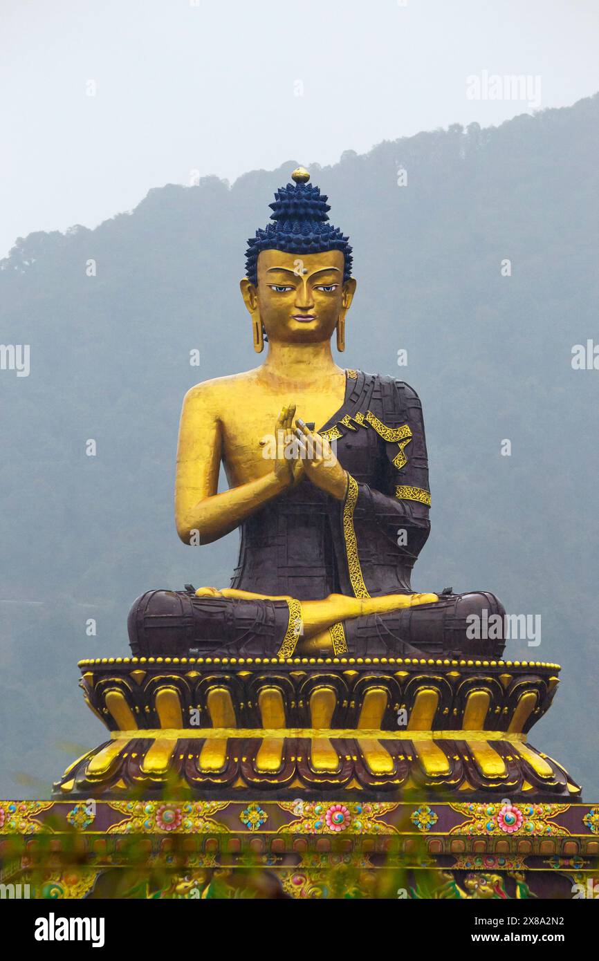 Buddha Park of Ravangla, also known as Tathagata Tsal with Lord Buddha statue of 130 feet High ...