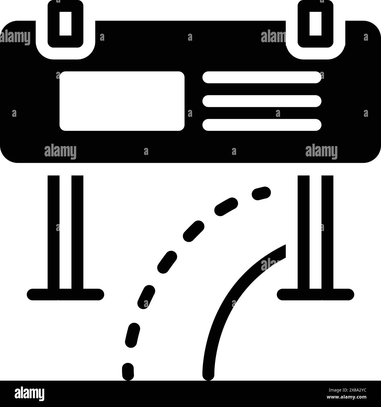 Road banner Stock Vector Images - Alamy