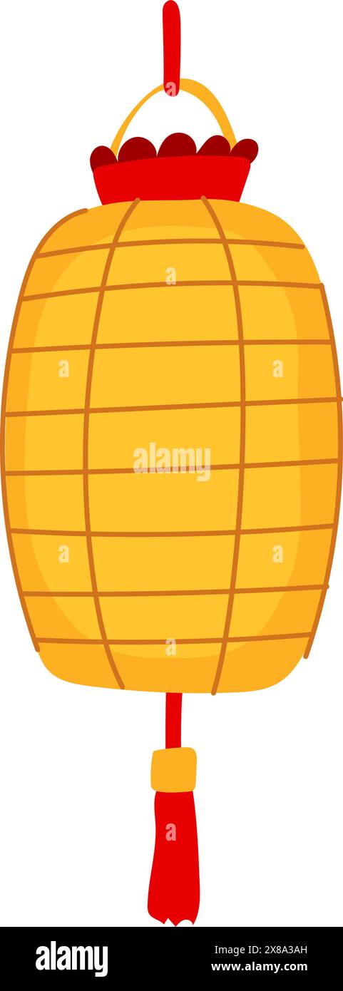 festival chinese lamp cartoon vector illustration Stock Vector Image ...