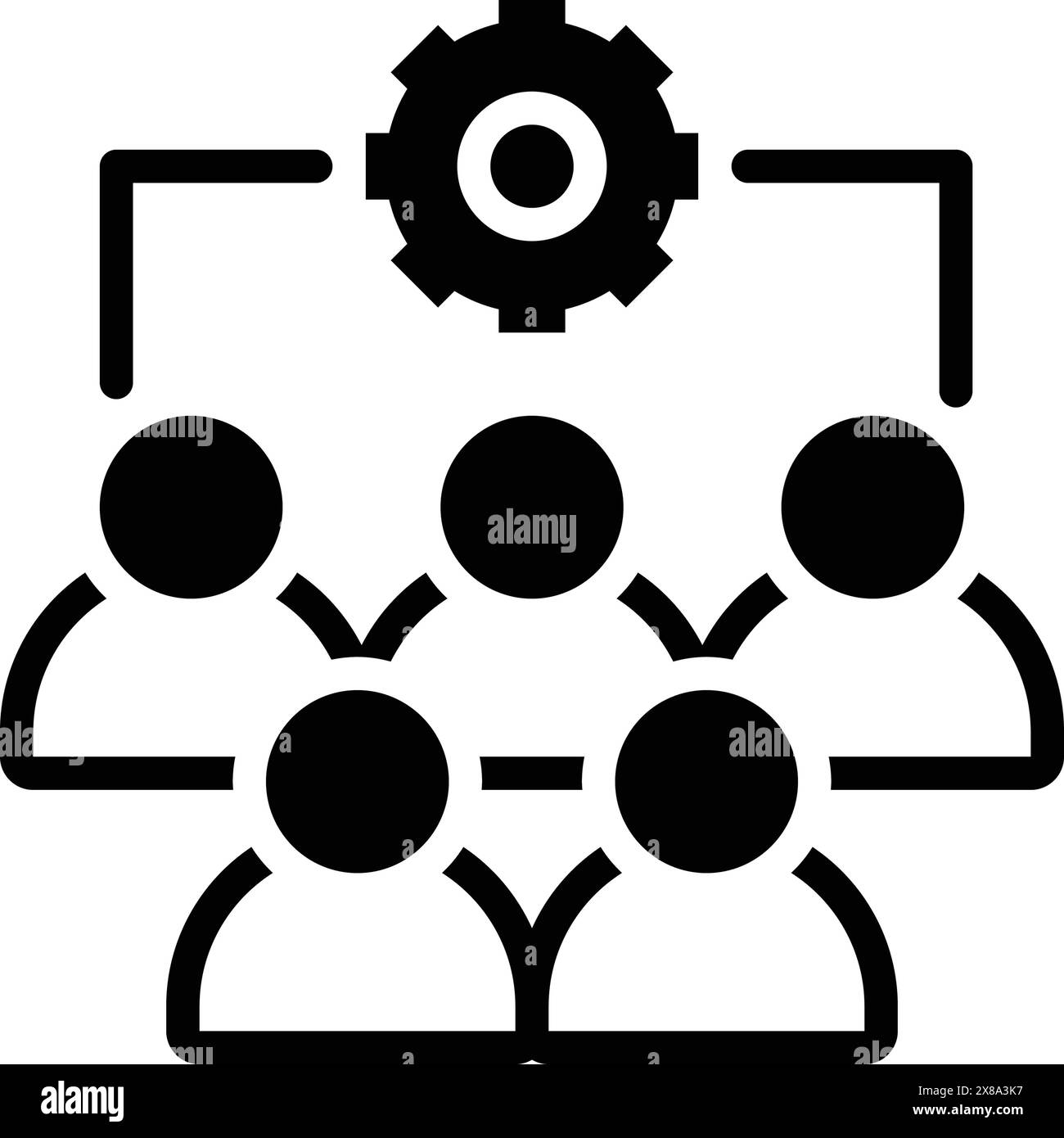 Human resource icon Black and White Stock Photos & Images - Alamy