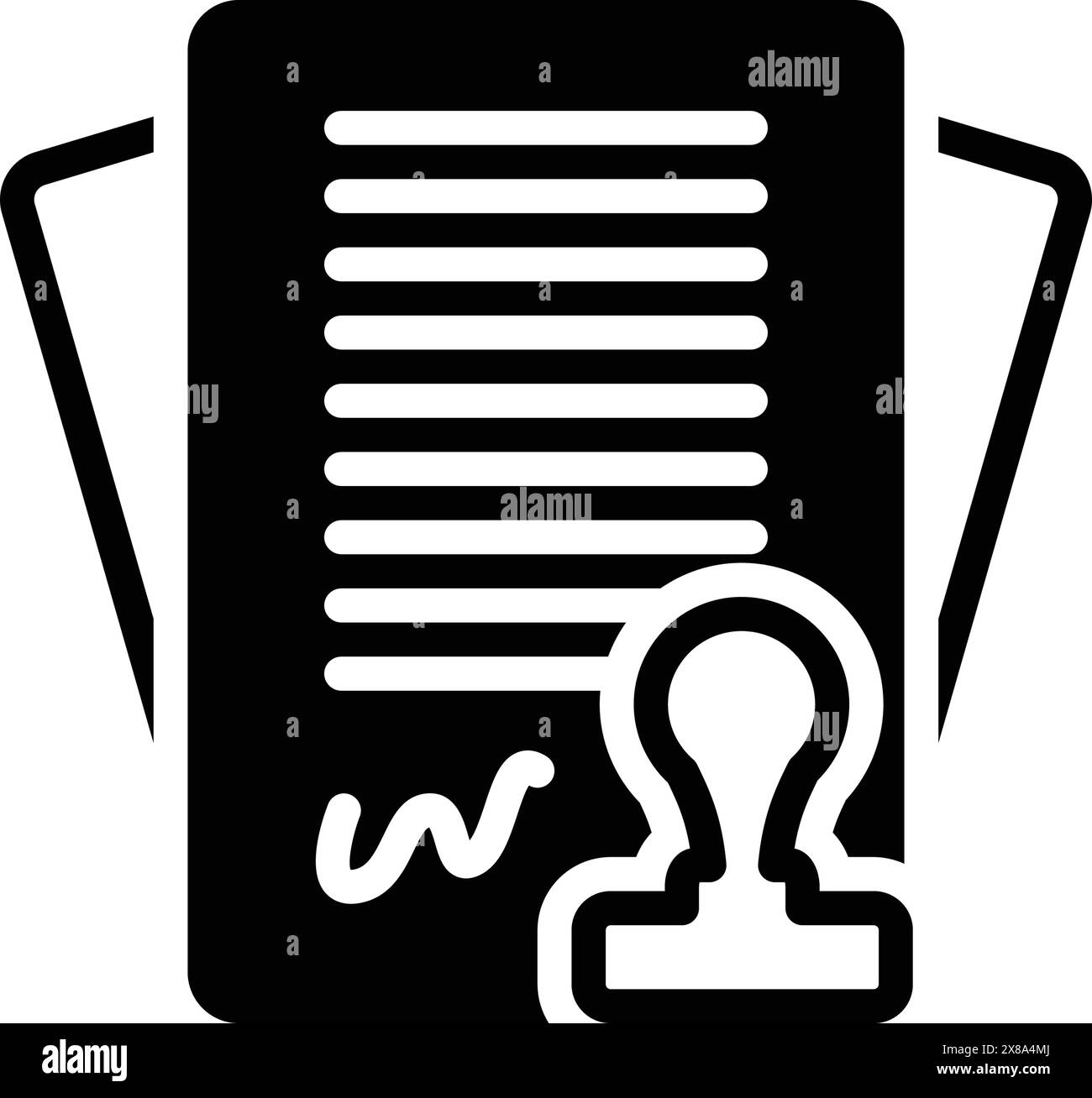 Icon for contract,settlement Stock Vector Image & Art - Alamy