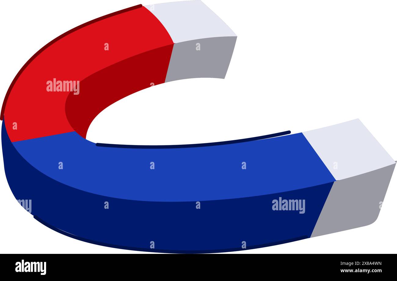 symbol magnet cartoon vector illustration Stock Vector Image & Art - Alamy