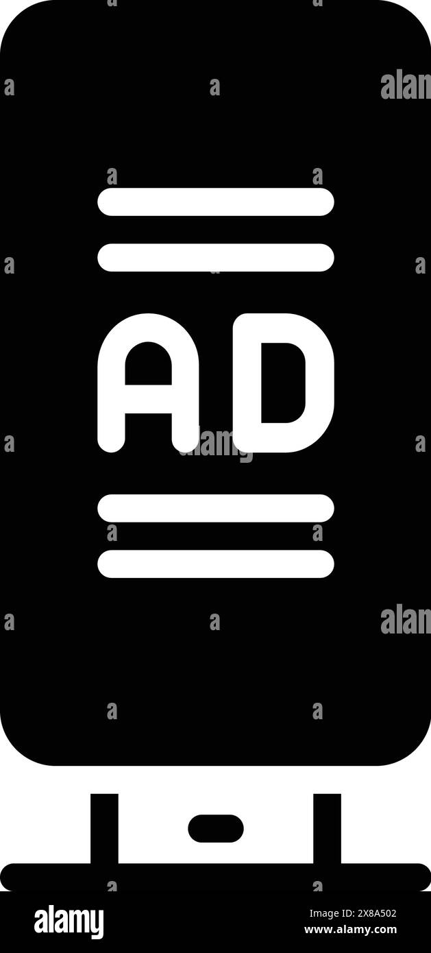 Icon for ad board,poster Stock Vector Image & Art - Alamy