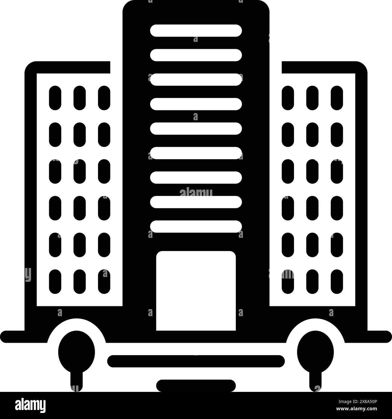 House flats Stock Vector Images - Alamy