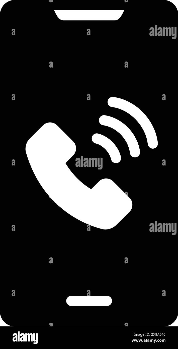 Icon for phone call,receiver Stock Vector Image & Art - Alamy