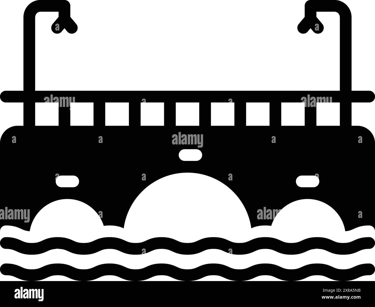 Viaduct and viaduct and overpass and overpass Stock Vector Images - Alamy