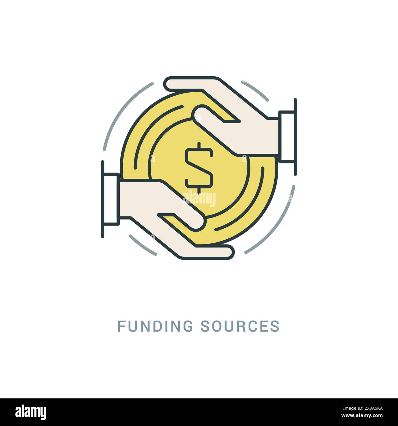 Line Icon Flat thin linear stroke vector illustration. For website ...