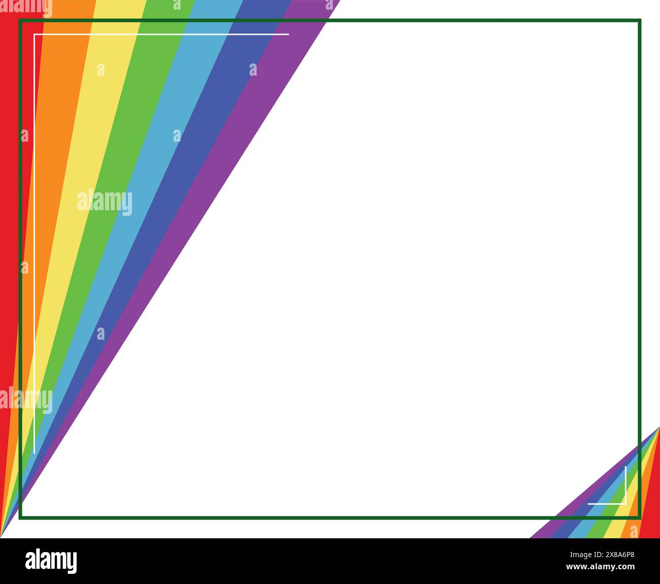 Rainbow and white background color with stripe line shape. Suitable for ...