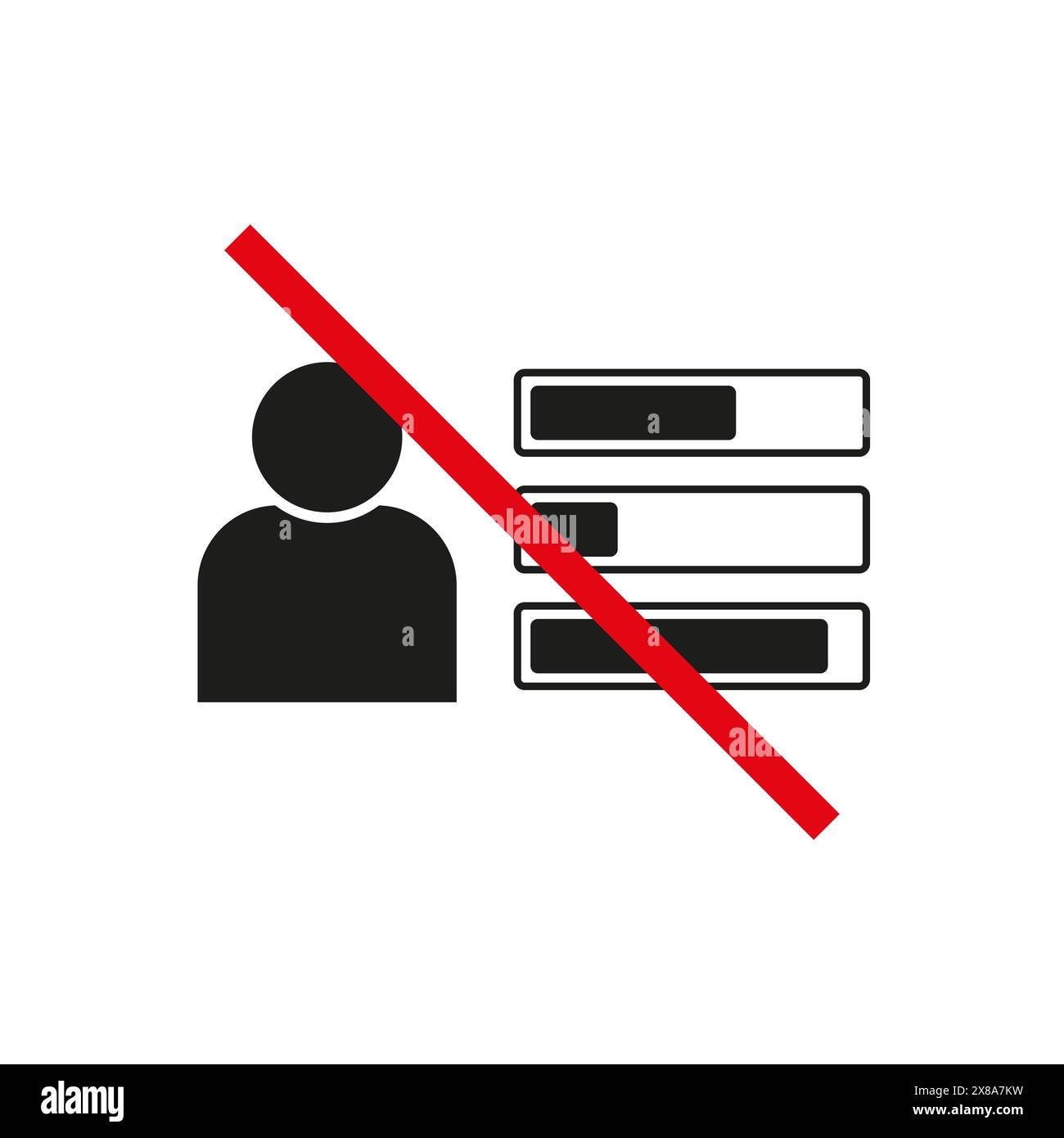 No personal details Stock Vector Images - Alamy