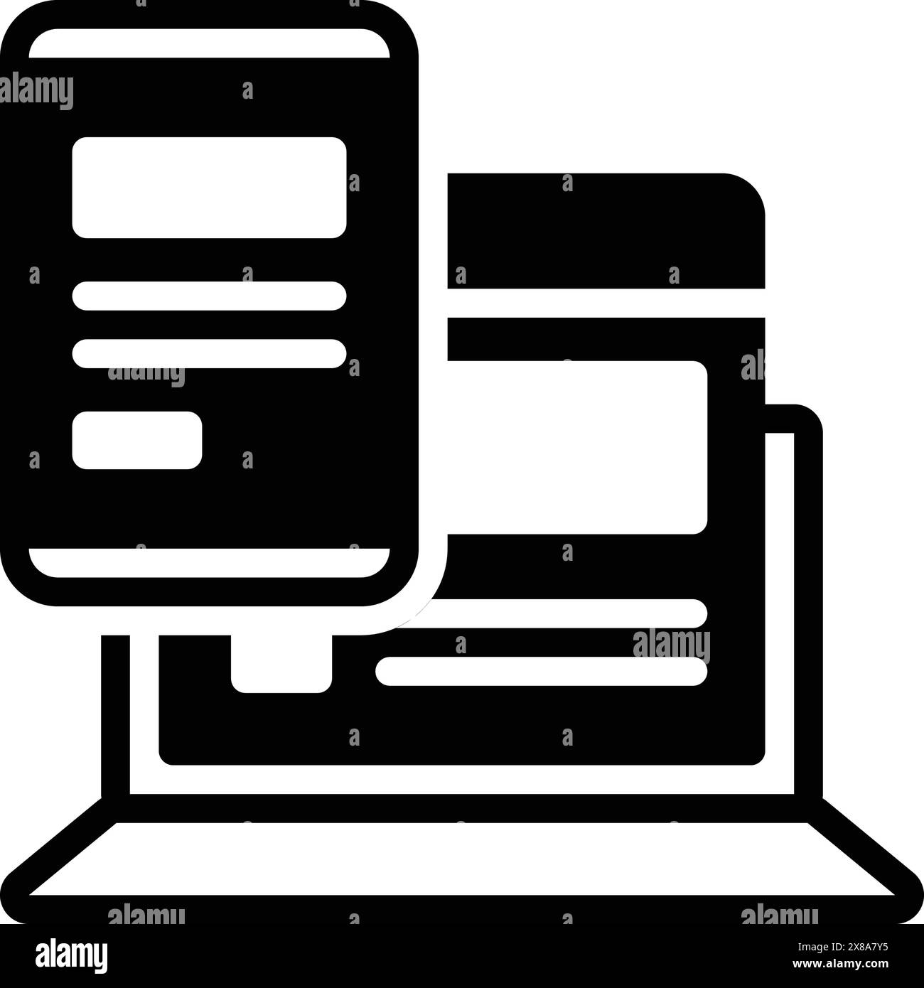 Icon for adaptive interface,modifying Stock Vector Image & Art - Alamy