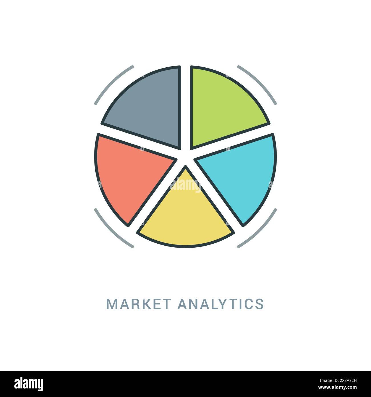 Line Icon Flat thin linear stroke vector illustration. For website ...