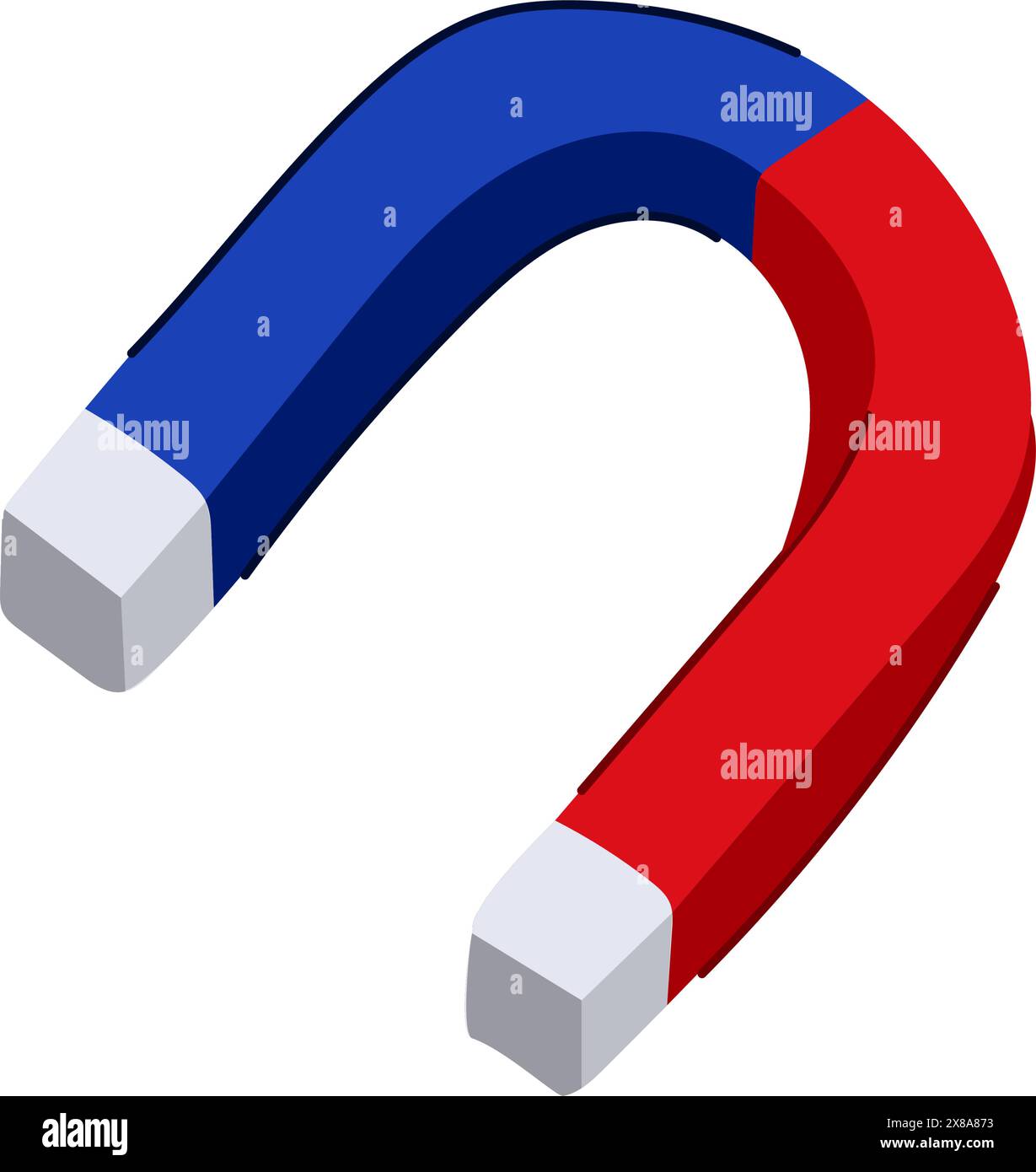 force magnet cartoon vector illustration Stock Vector Image & Art - Alamy