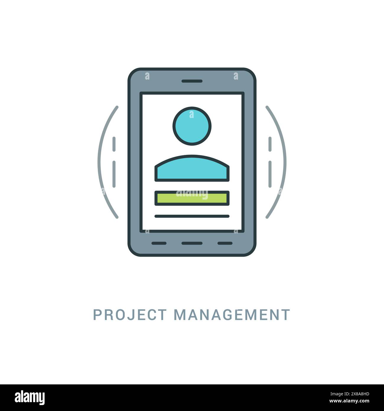 Line Icon Flat thin linear stroke vector illustration. For website ...