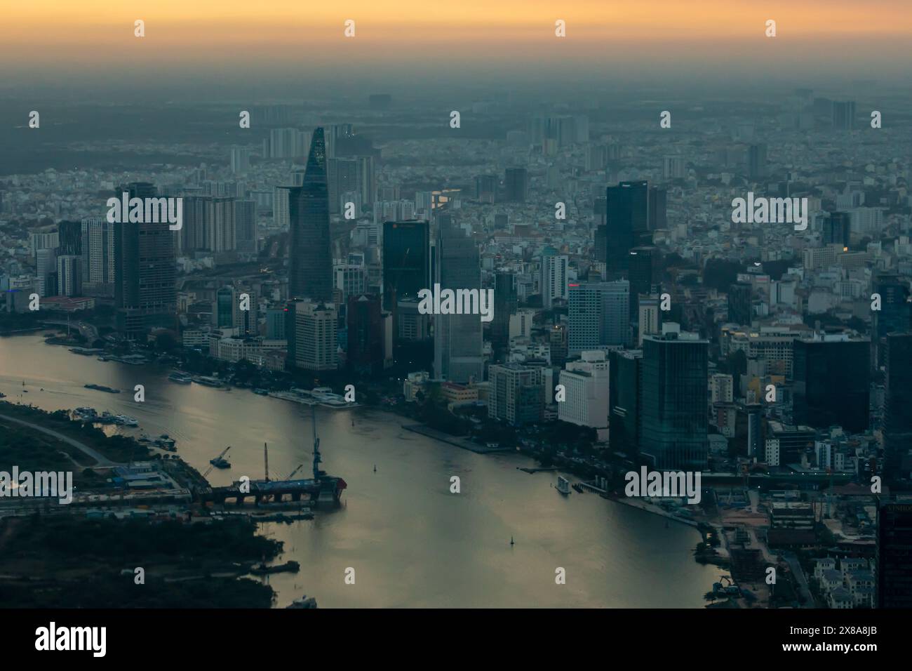 The City of Saigon or Ho Chi Minh in Vietnam Stock Photo - Alamy