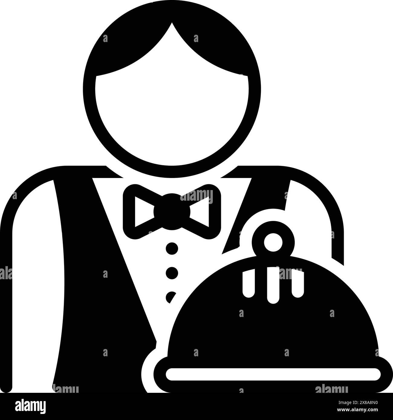 Icon for waiter,attendant Stock Vector Image & Art - Alamy