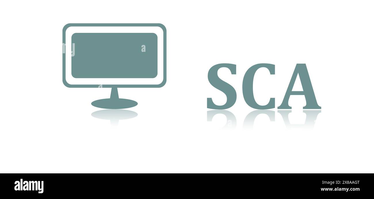 Illustration of a sca concept Stock Photo - Alamy