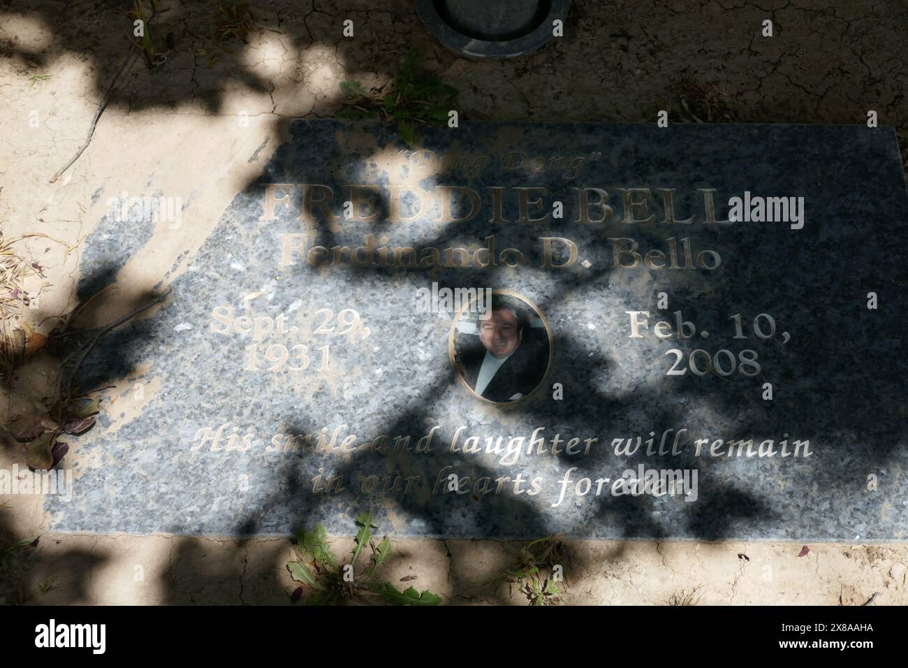 Las Vegas, Nevada, USA 14th May 2024 Singer/Musician Freddie Bell Grave ...
