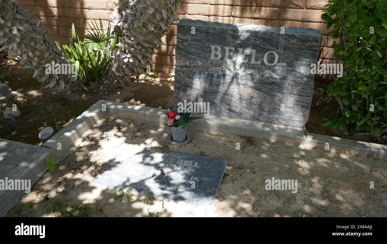 Las Vegas, Nevada, USA 14th May 2024 Singer/Musician Freddie Bell Grave ...