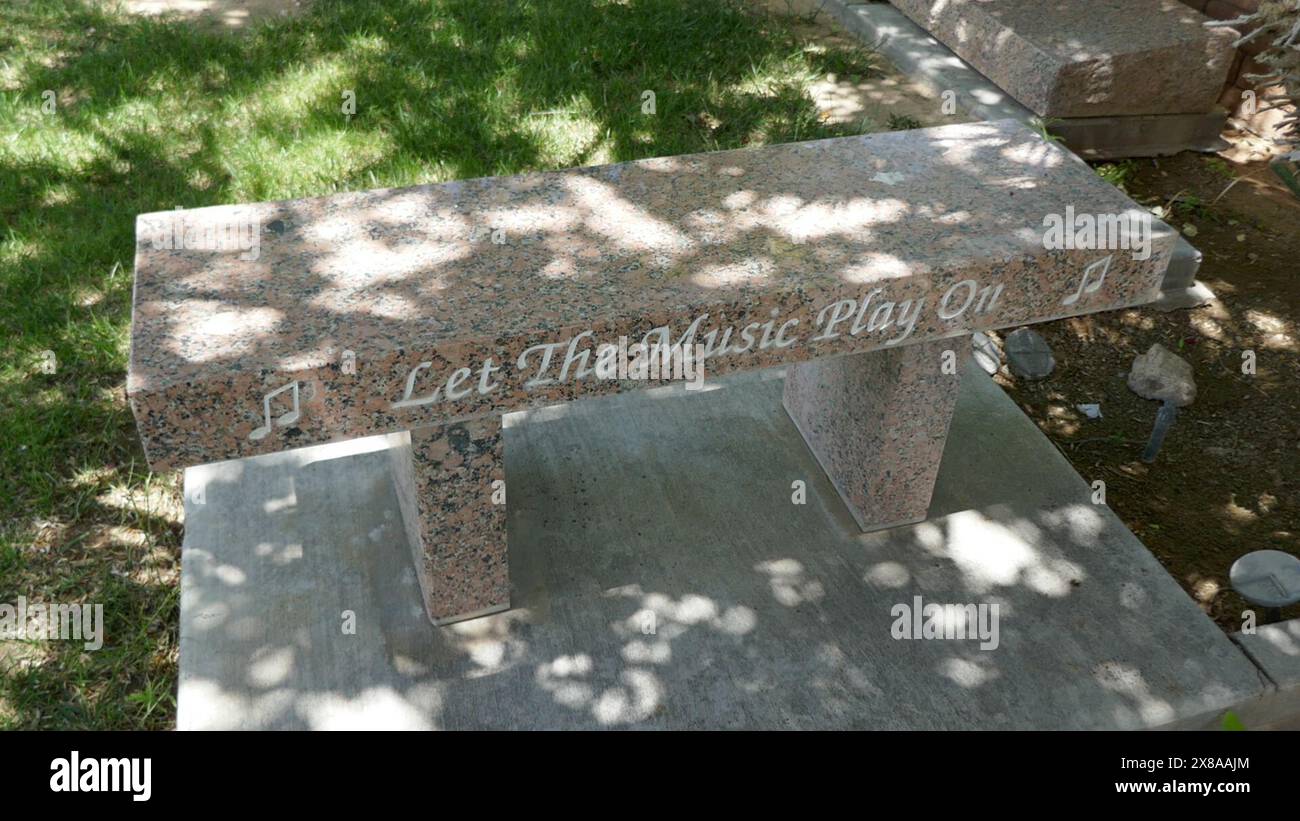 Las Vegas, Nevada, USA 14th May 2024 Singer/Musician Freddie Bell Grave ...