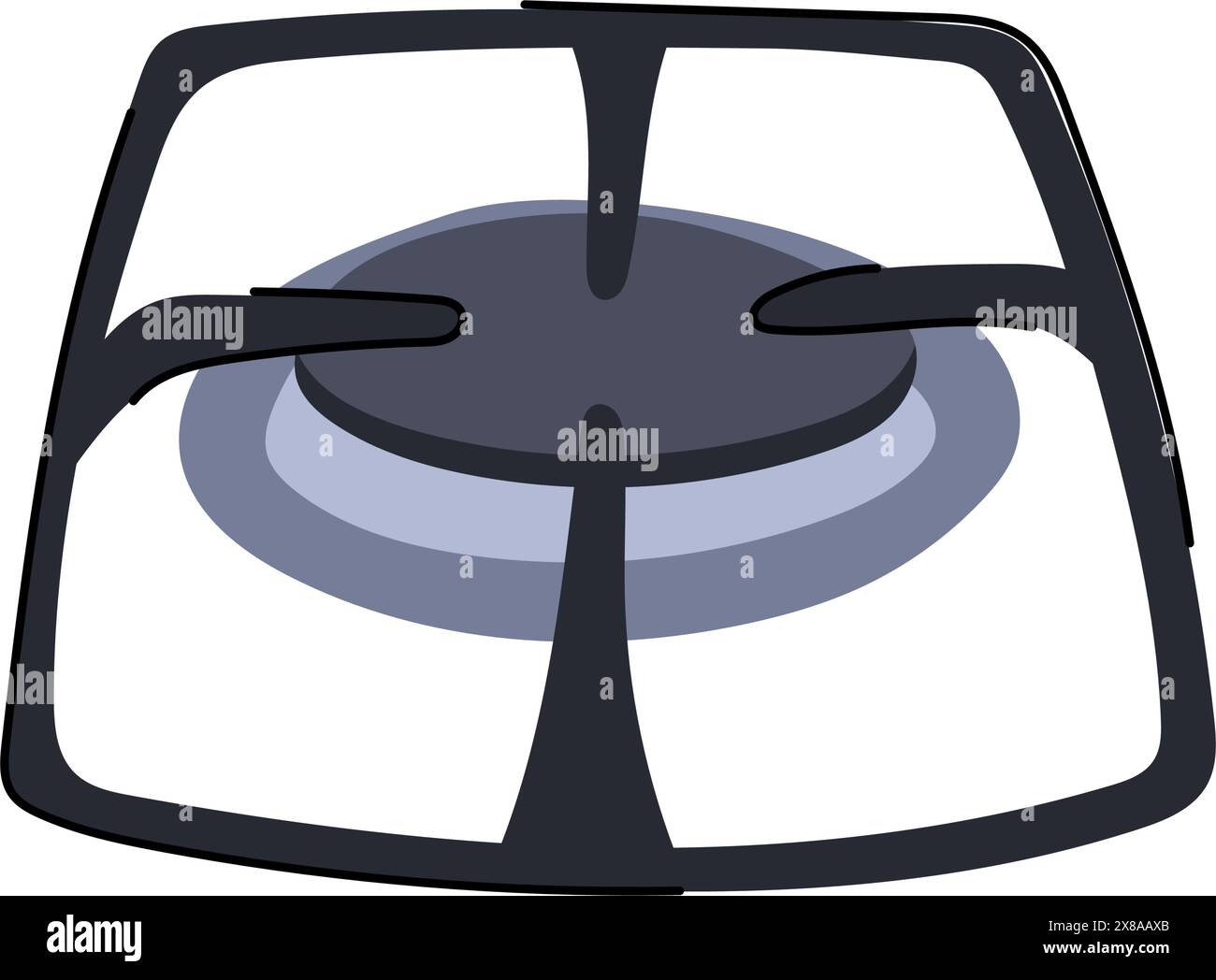 heat stove burner cartoon vector illustration Stock Vector Image & Art ...