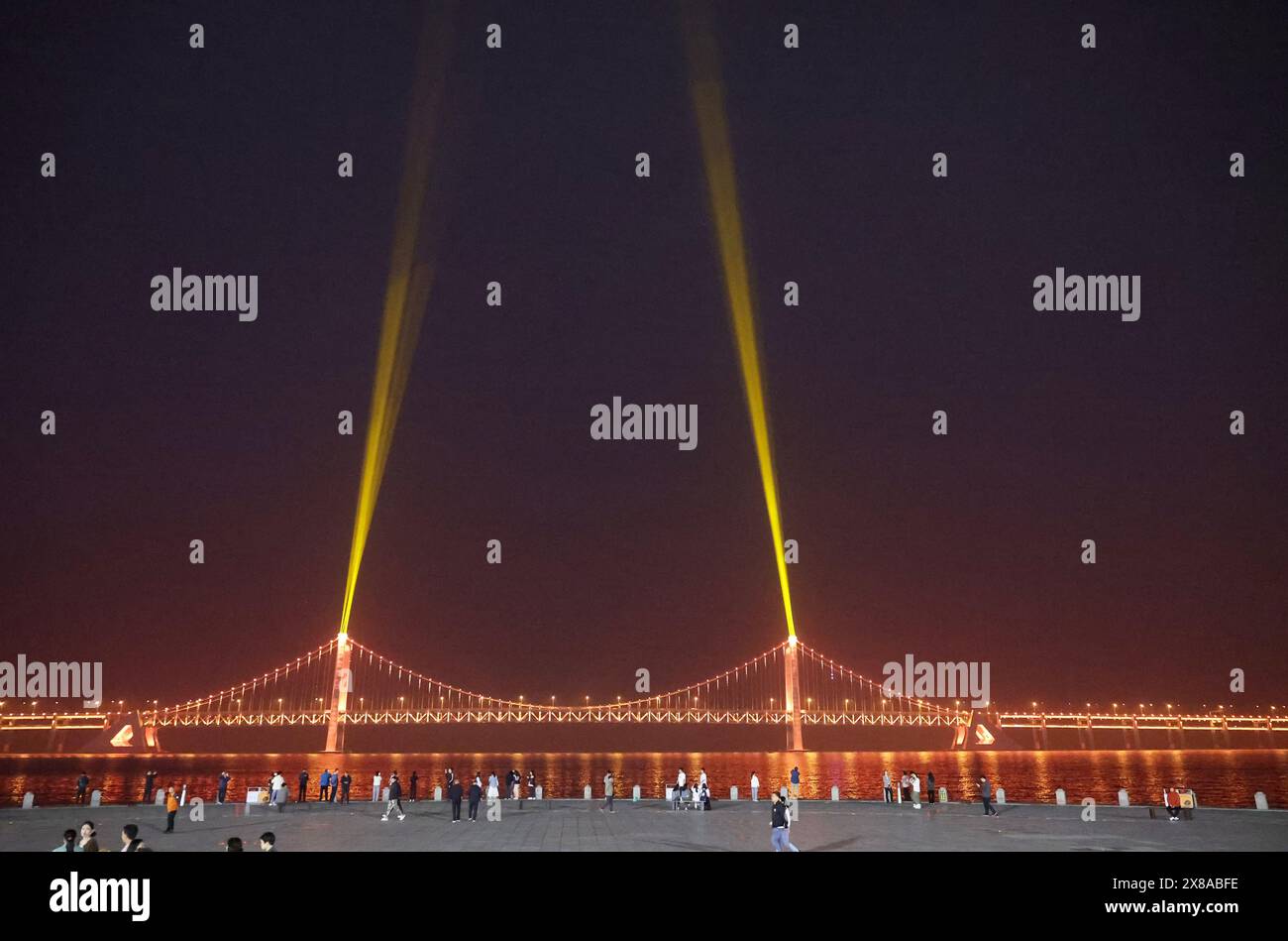 Dalian, China's Liaoning Province. 23rd May, 2024. Tourists enjoy a ...