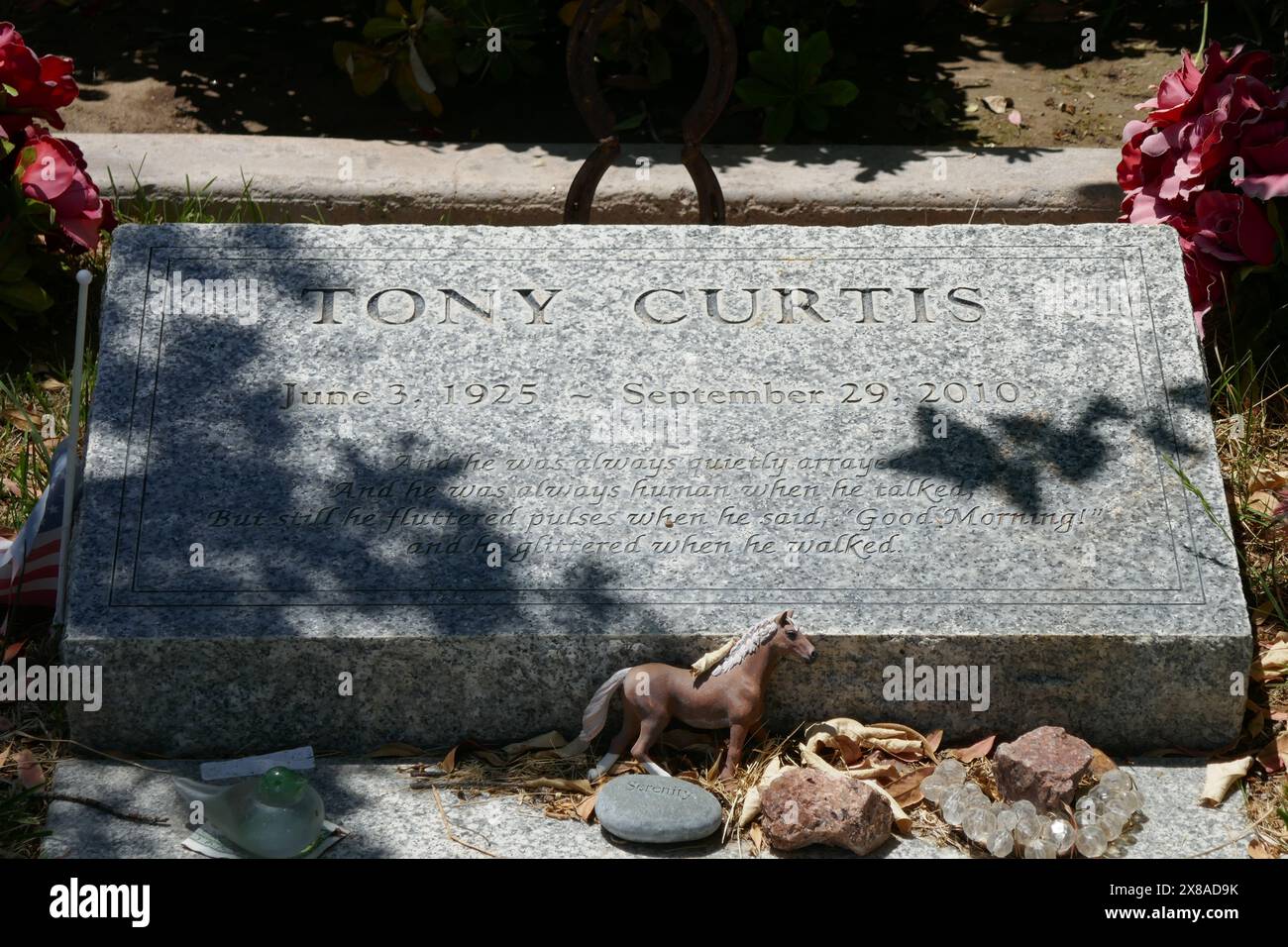 Las Vegas, Nevada, USA 14th May 2024 Actor Tony Curtis Grave in Legacy ...