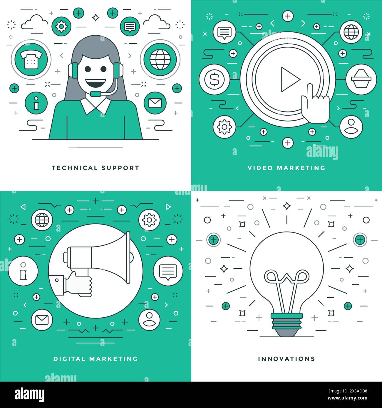 Flat line Technical Support, Digital Marketing, Innovations Ideas ...