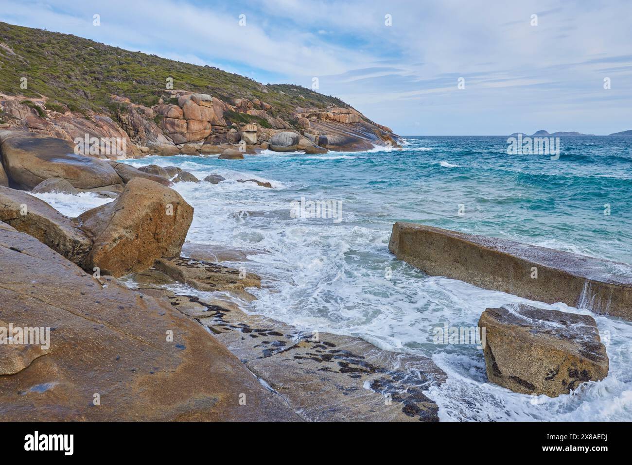 Landscape of Squeaky Beach in spring, Wilsons promontory national park ...