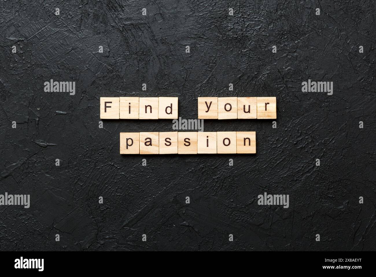 Find your passion word written on wood block. Find your passion text on ...