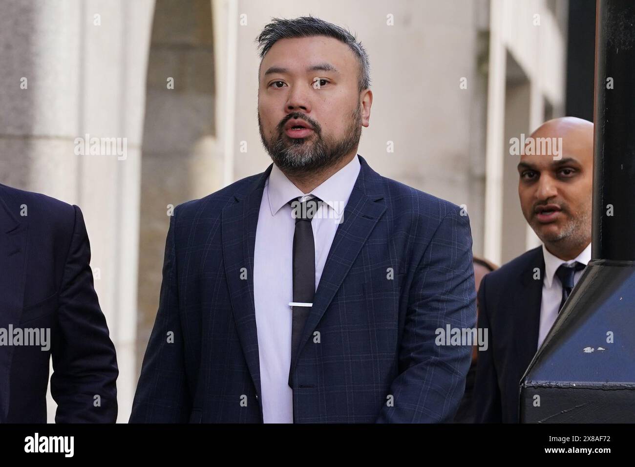 Chi Leung (Peter) Wai arrives at the Old Bailey, London, where along ...