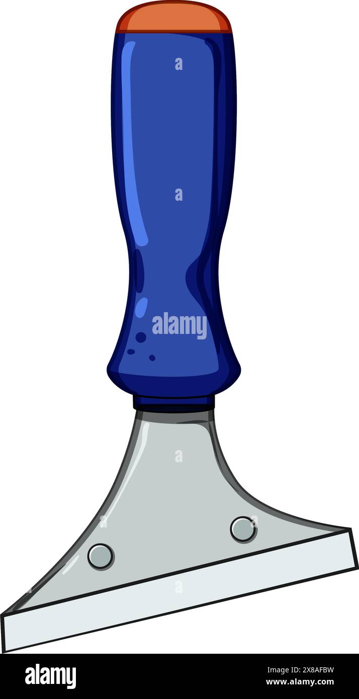 line paint scraper cartoon vector illustration Stock Vector Image & Art ...