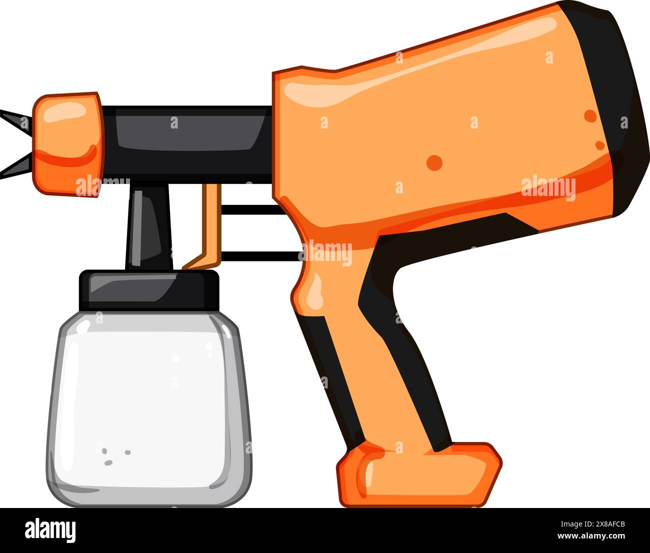 Powder coating gun Stock Vector Images - Alamy