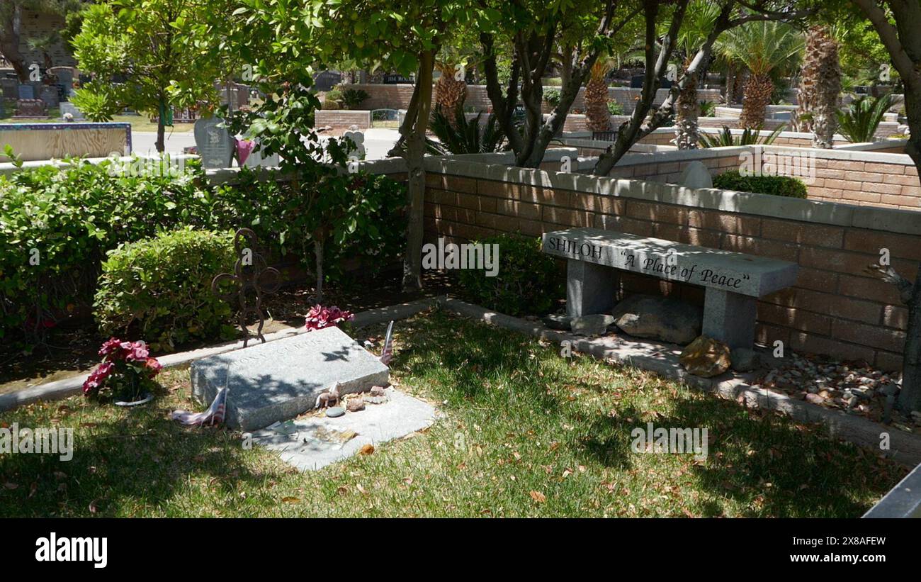 Las Vegas, Nevada, USA 14th May 2024 Actor Tony Curtis Grave in Legacy ...