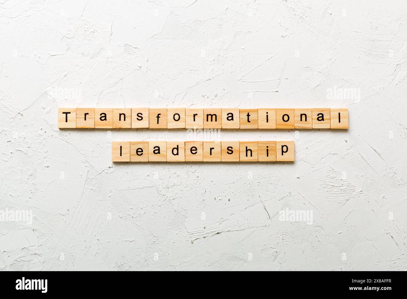transformation leadership word written on wood block. transformation ...