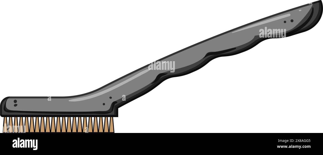 paint wire brush cartoon vector illustration Stock Vector Image & Art ...