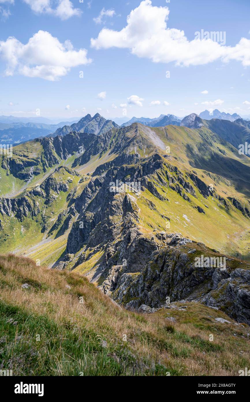 Mountain ridge of the Carnic Main Ridge, Carnic High Trail, Carnic Main ...