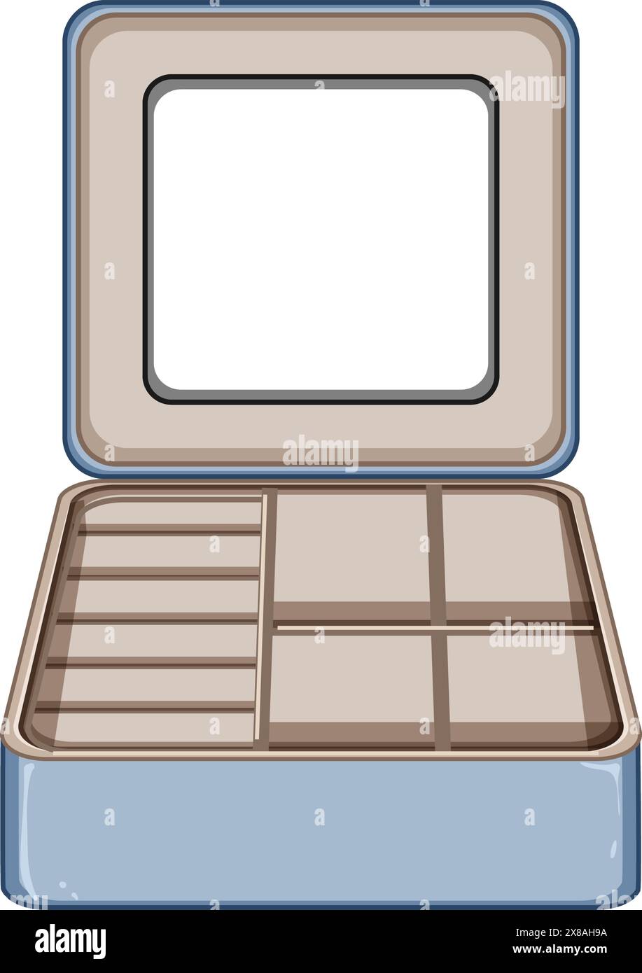 magnet jewelry organizer cartoon vector illustration Stock Vector Image ...