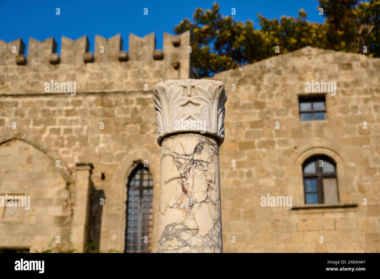 Argyrokastrou Square, Old Hospital, early Christian baptismal font ...