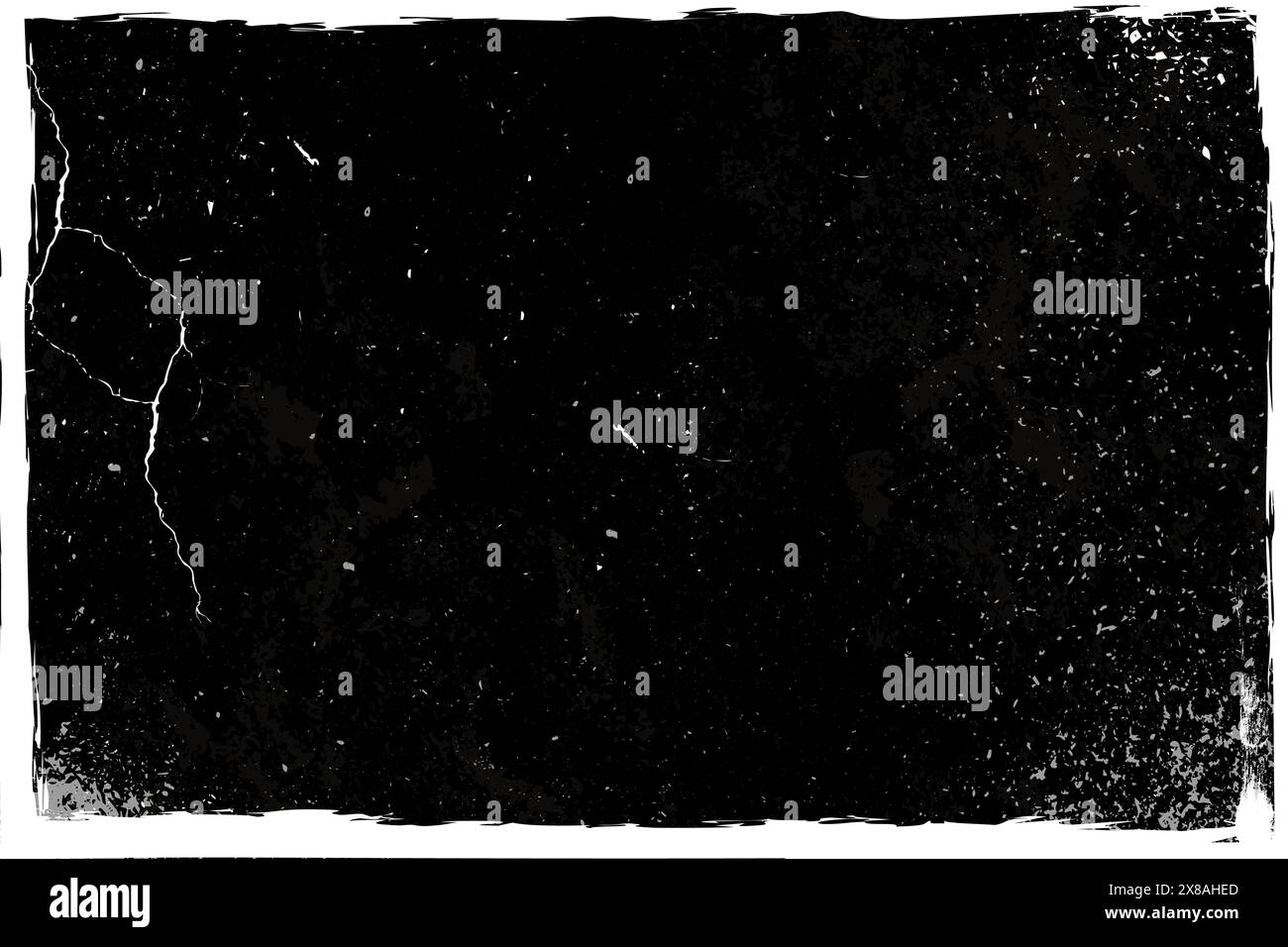 Old worn grunge photo, Vector pattern faded retro photo background ...